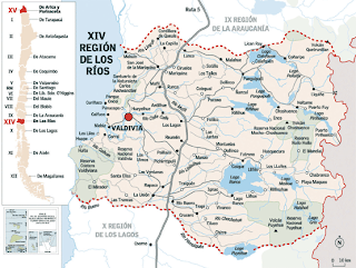 Chile y regiones: REGIÓN XIV DE LOS RIOS